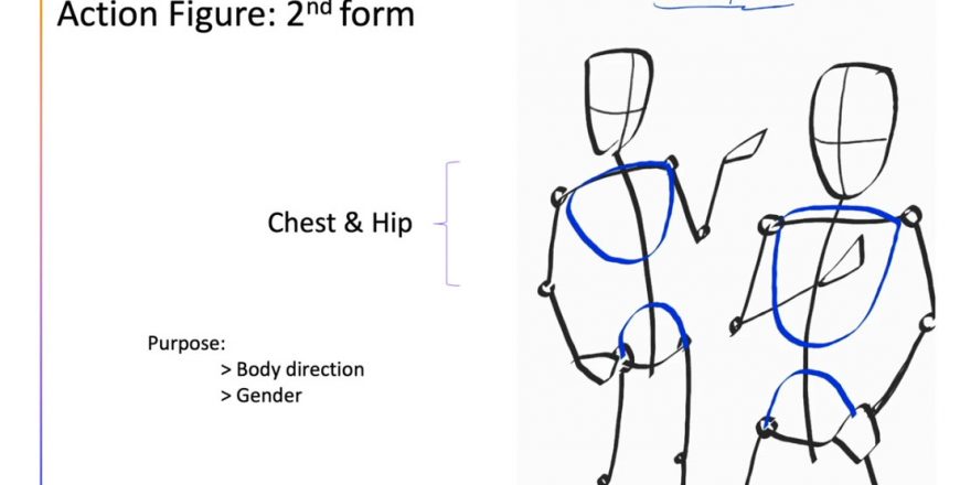 3-3 Action Figure Drawing – LearnXArt